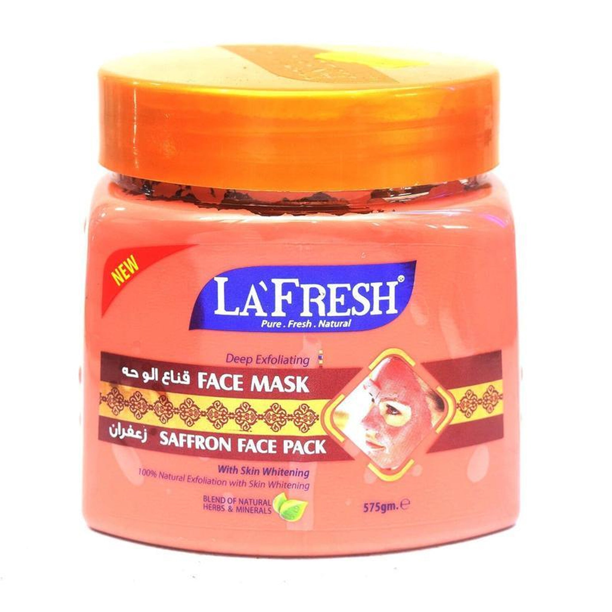 La Fresh - Deep Exfoliating Saffron Face Pack & Face Mask With Skin Wh ...